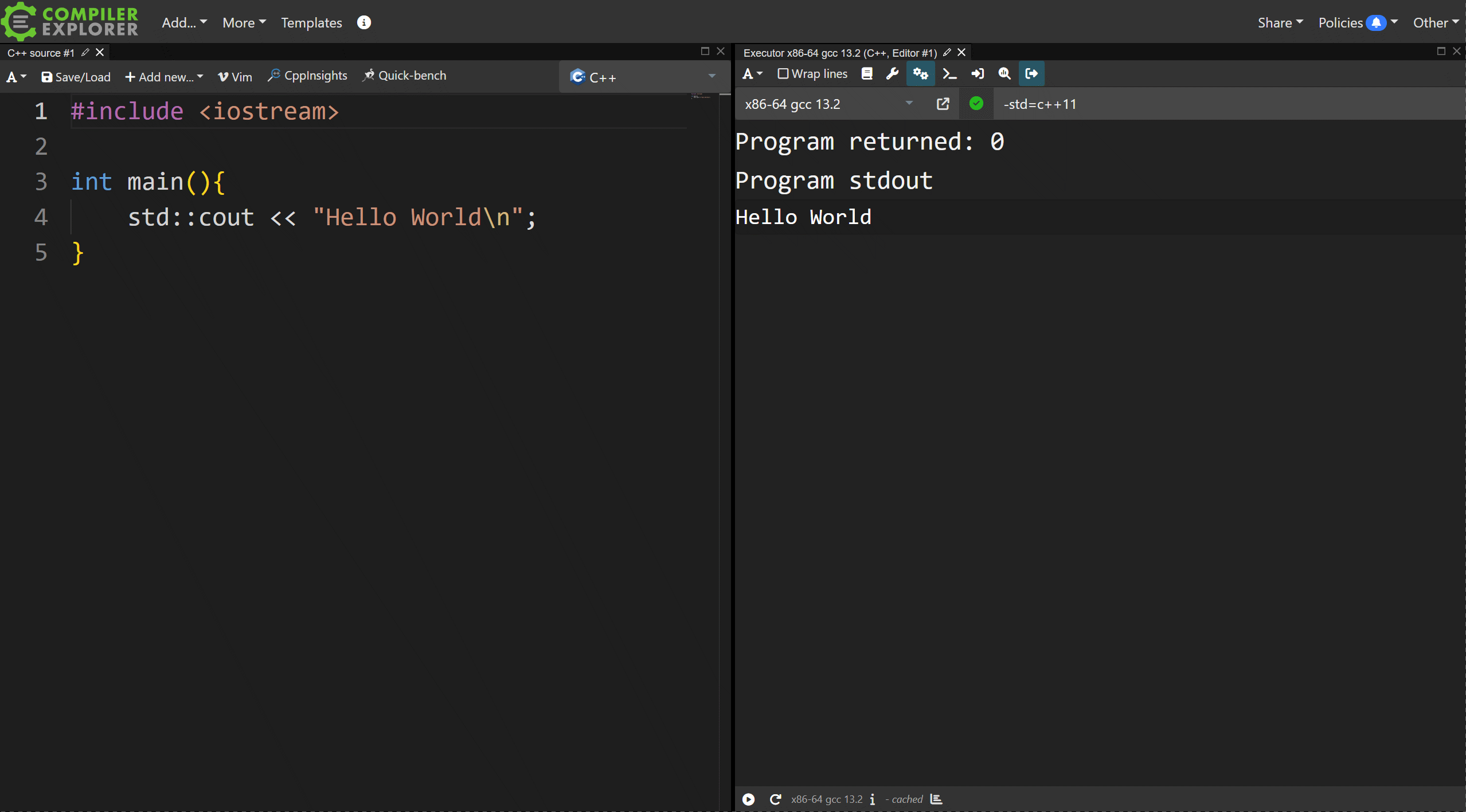 godbolt 使用文档 | Loser HomeWork