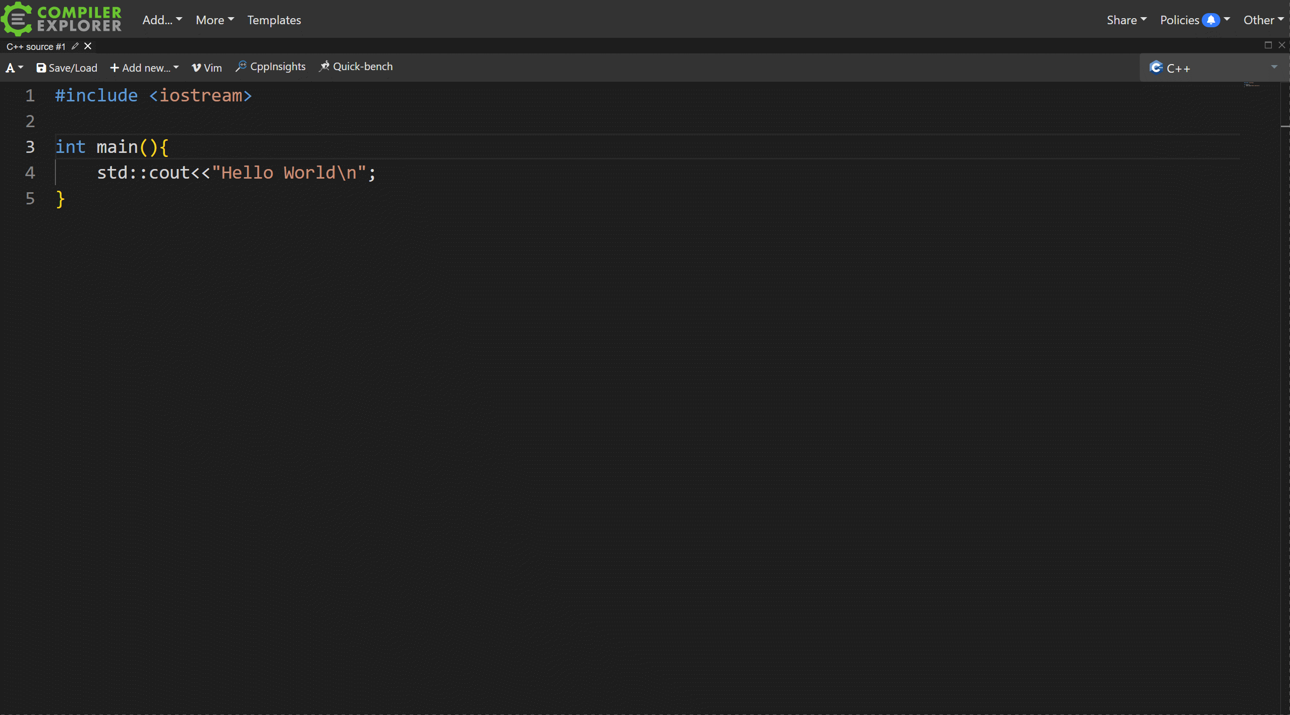 godbolt 使用文档 | Loser HomeWork
