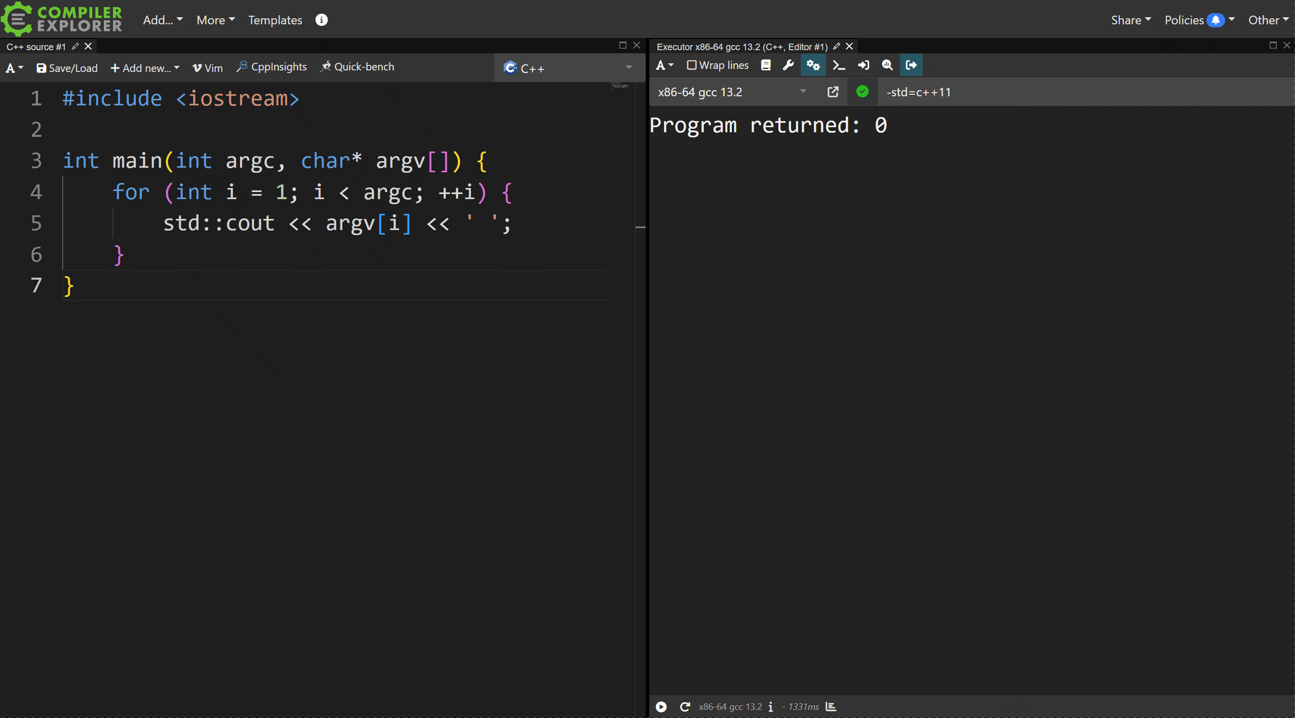 godbolt 使用文档 | Loser HomeWork